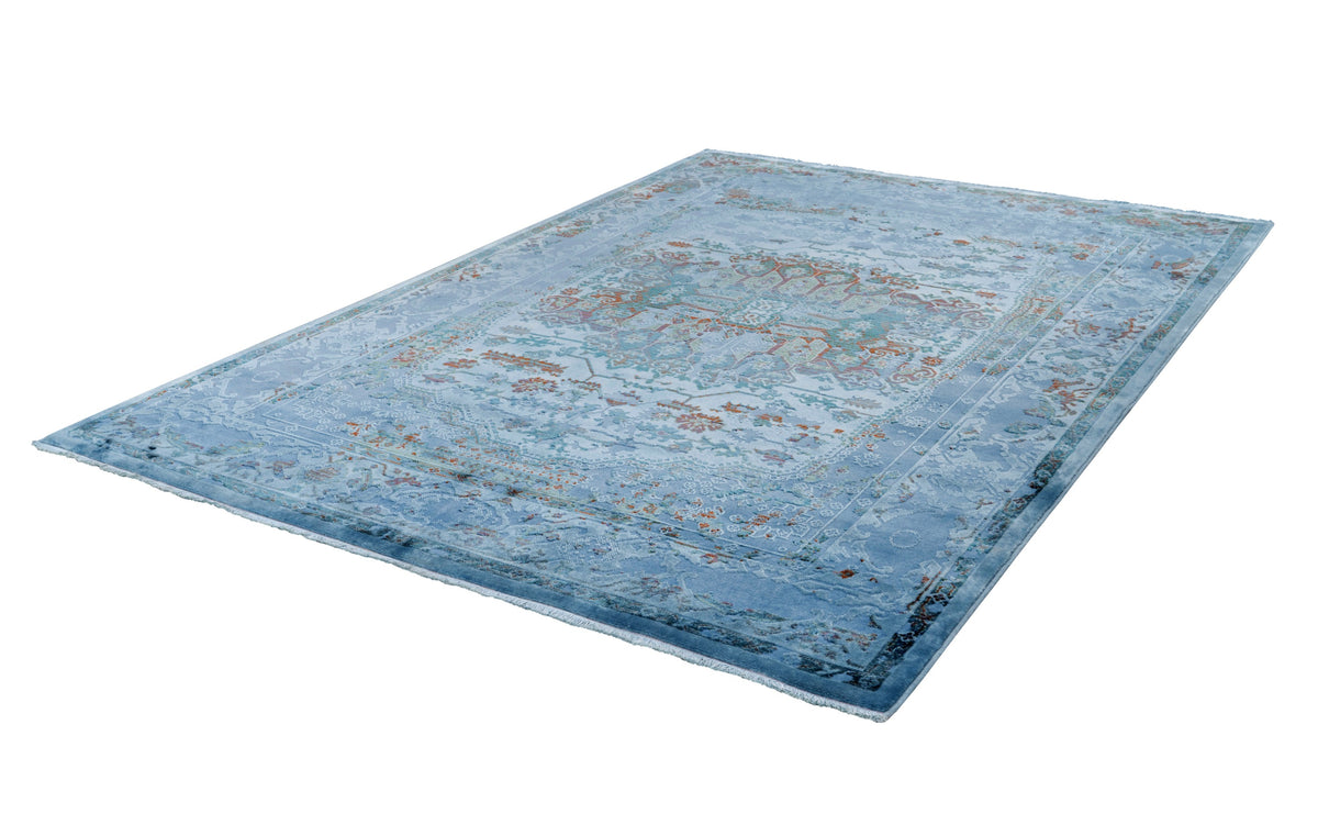 Fashion - Blue Transitional Acrylic Rug – Lalee Designer Rugs