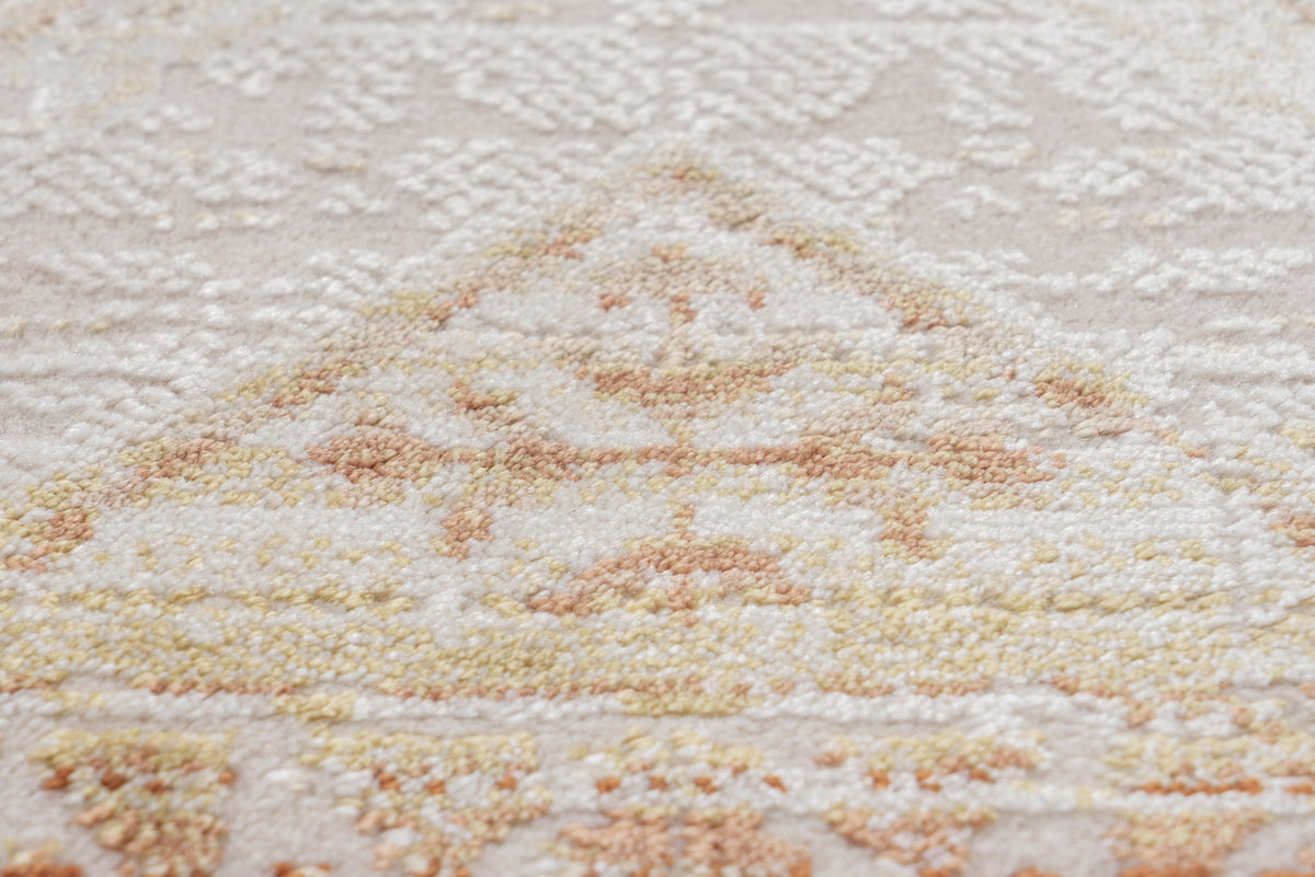 Fashion- Beige-Yellow Acrylic Rug – Lalee Designer Rugs