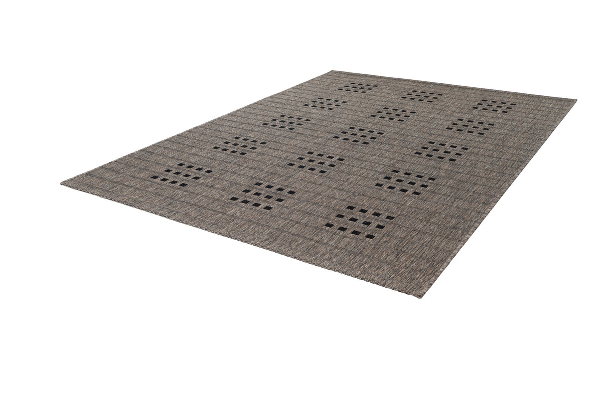 Outdoor and Kitchen Brown Rug with Dice Spotted Design – Lalee Designer ...
